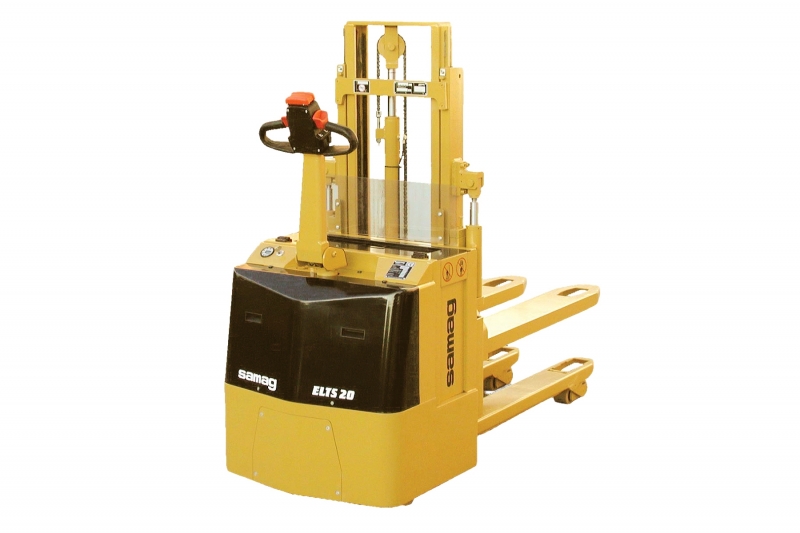 ELTS 20 by Samag: stacker truck for handling of two pallets